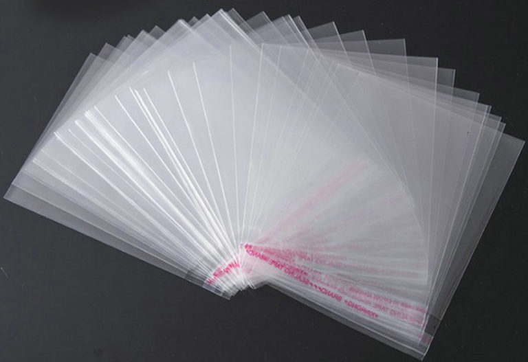 OPP bags with adhesive strip BOPP bag